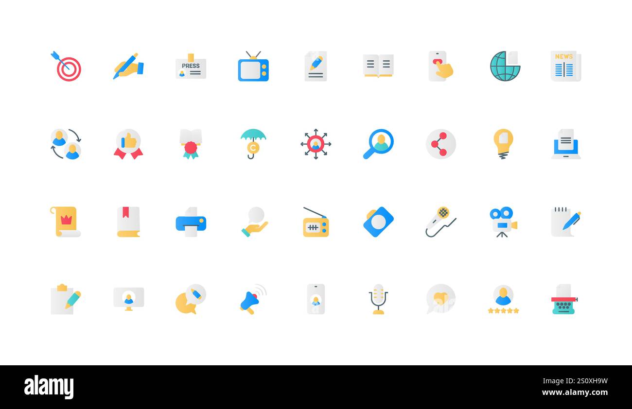 News in social media and press, advertising campaign for online ...