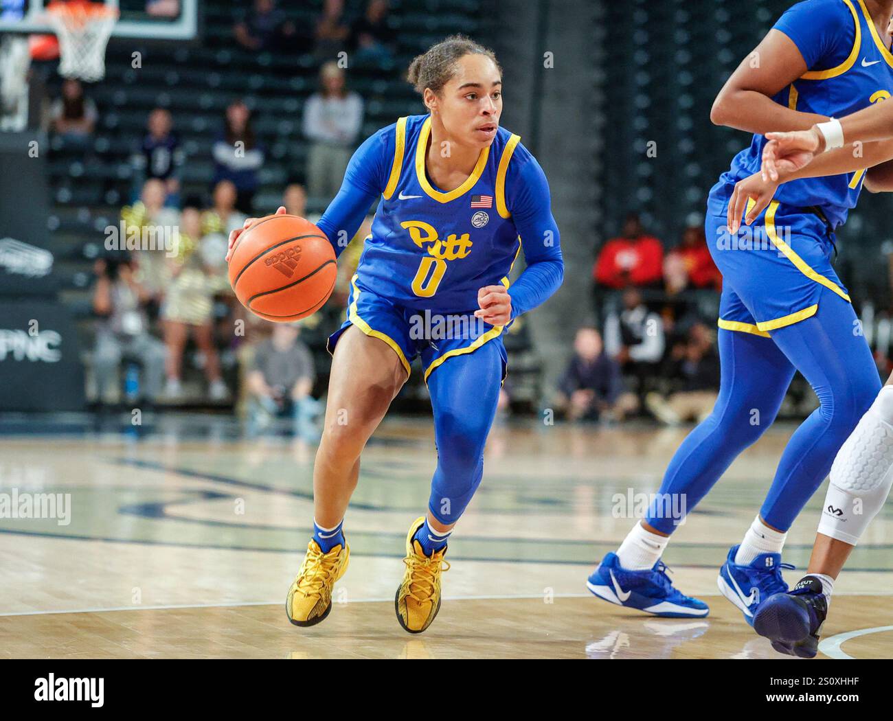 Atlanta, Georgia. 29th Dec, 2024. Brooklynn Miles (0) of Pittsburgh in ...