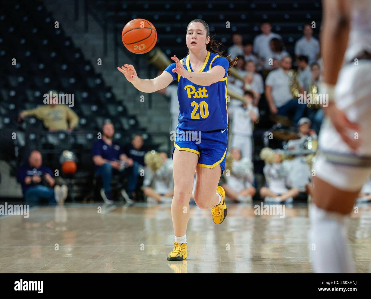 Atlanta, Georgia. 29th Dec, 2024. Aislin Malcolm (20) of Pittsburgh in ...