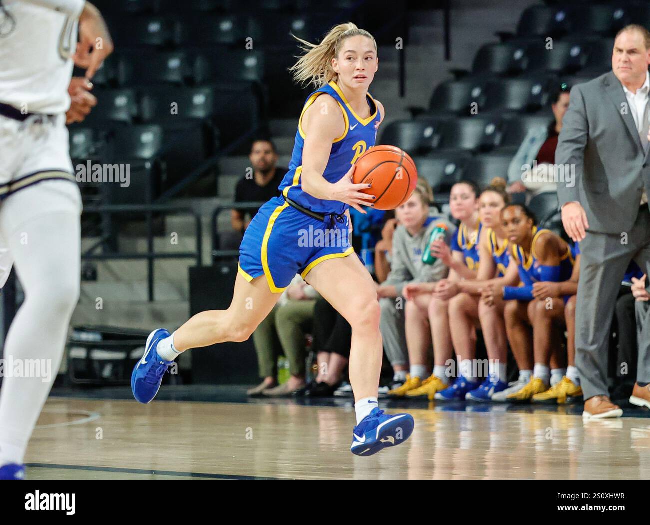Atlanta, Georgia. 29th Dec, 2024. Marley Washenitz (11) of Pittsburgh ...
