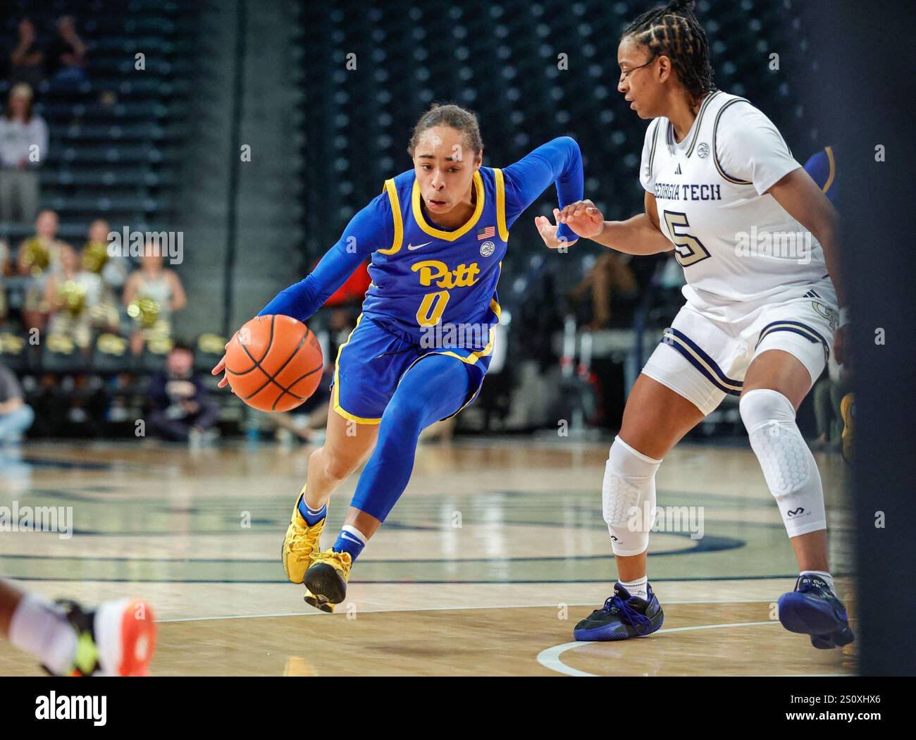 Atlanta, Georgia. 29th Dec, 2024. Brooklynn Miles (0) of Pittsburgh in ...