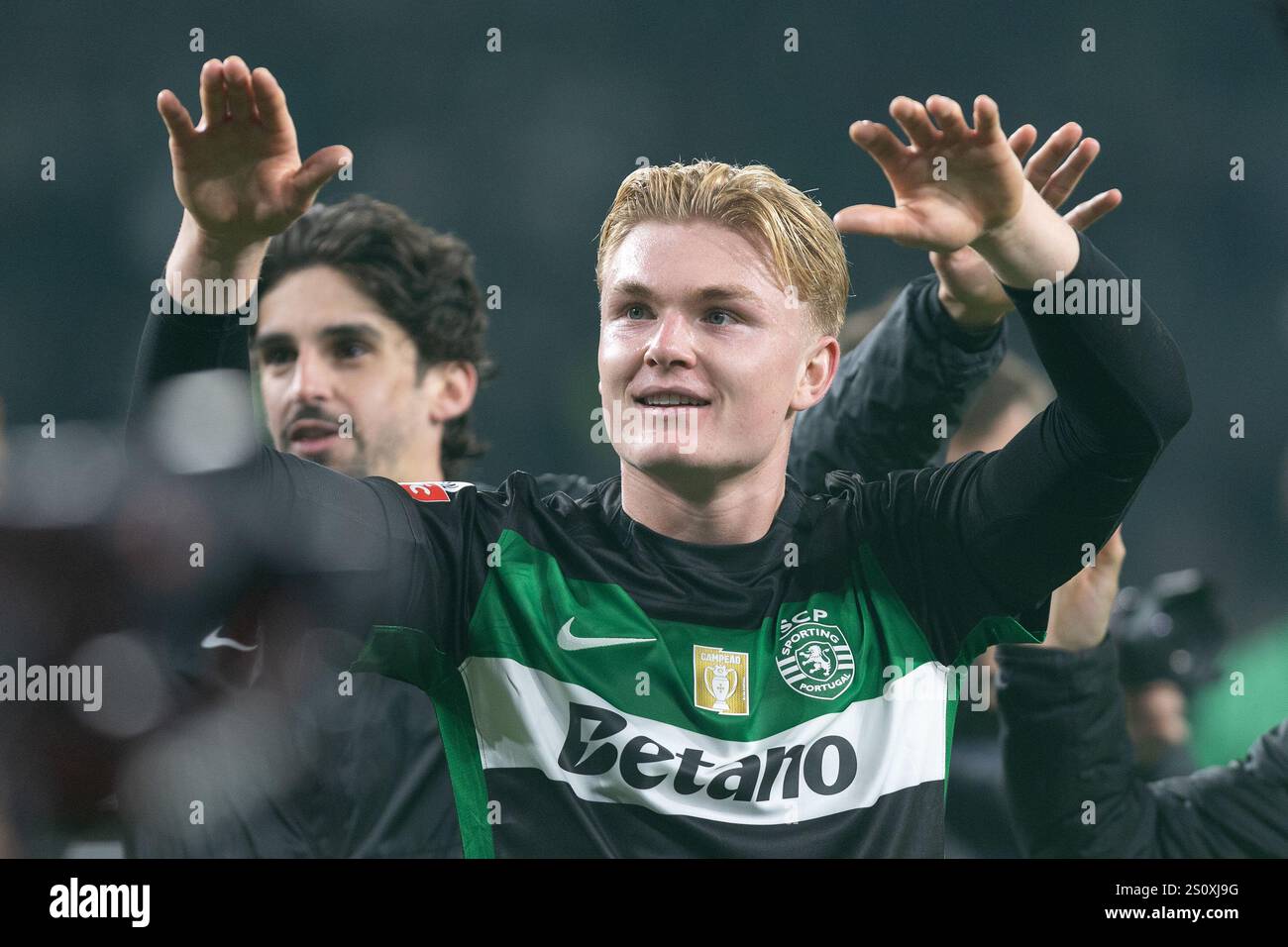 December 29, 2024. Lisbon, Portugal. Sporting's forward from Denmark ...