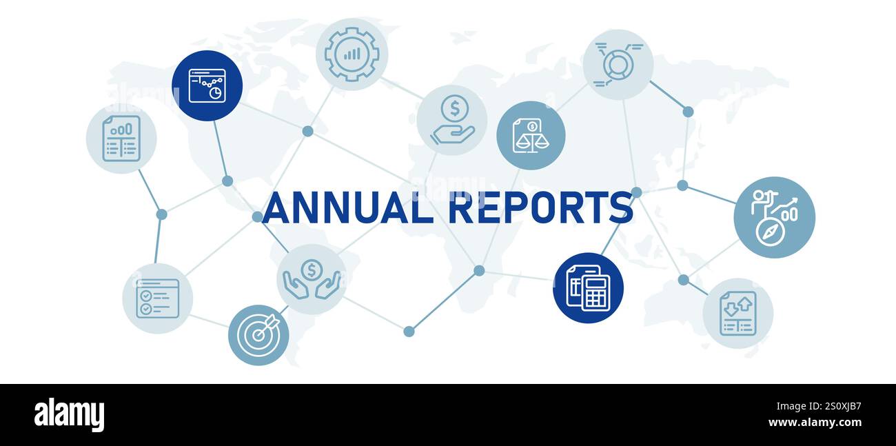 Annual business report accountability Stock Vector Images - Alamy