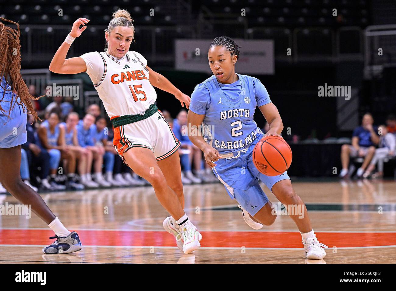 CORAL GABLES, FL - DECEMBER 29: North Carolina guard Grace Townsend (2 ...