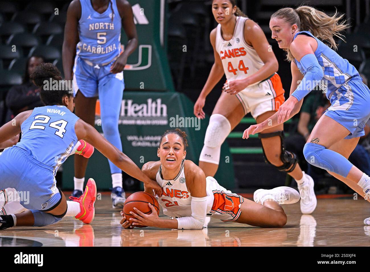 CORAL GABLES, FL - DECEMBER 29: Miami forward Natalija Marshall (21 ...