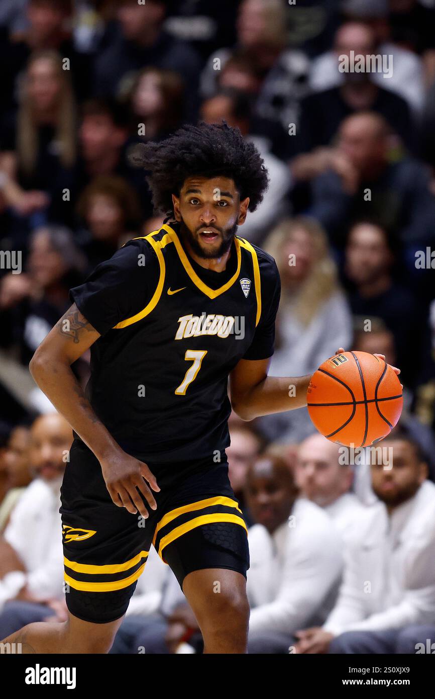 WEST LAFAYETTE, IN - DECEMBER 29: Toledo Rockets guard Isaiah Adams (7 ...