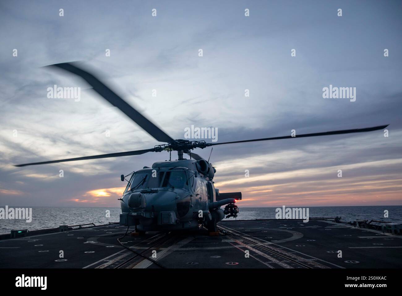U.S. CENTRAL COMMAND AREA OF RESPONSIBILITY (Dec. 18, 2024) An MH-60R ...