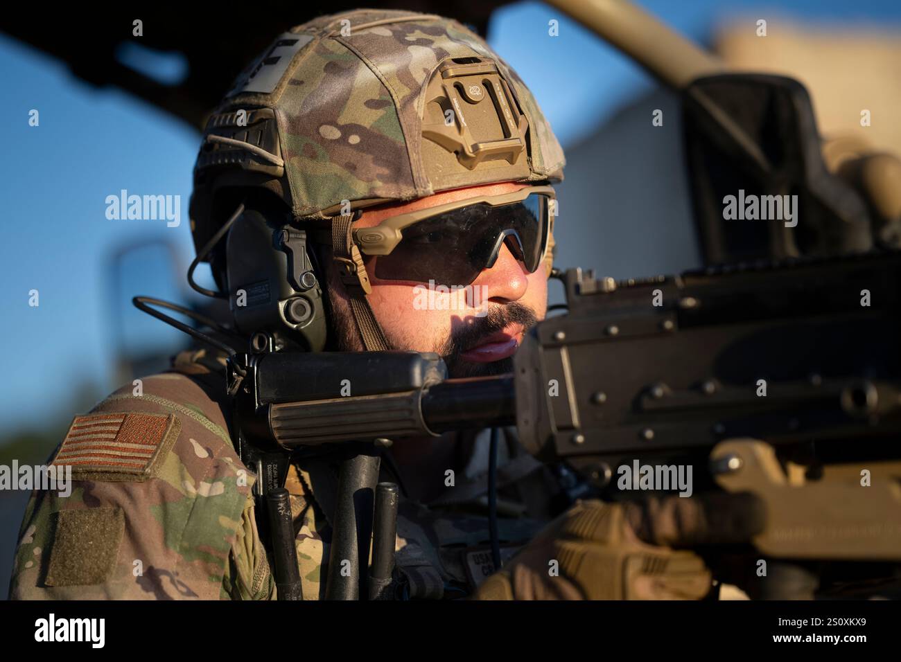 Senior Airman Julio Lopez, a 821st Contingency Response Squadron fire ...