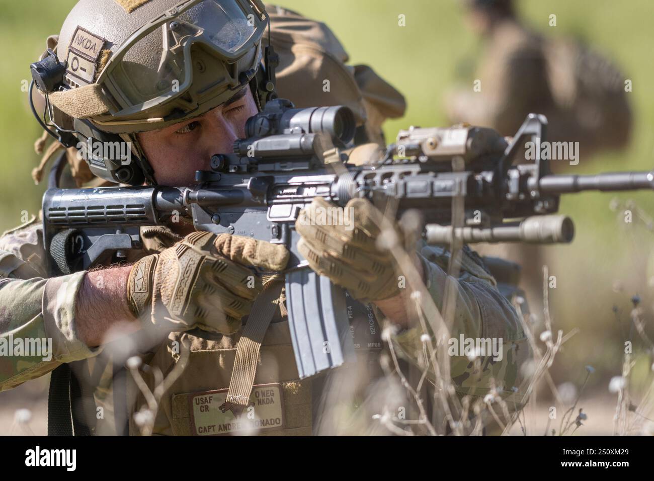 U.S. Air Force Capt. Andrew Donado, a 821st Contingency Response ...