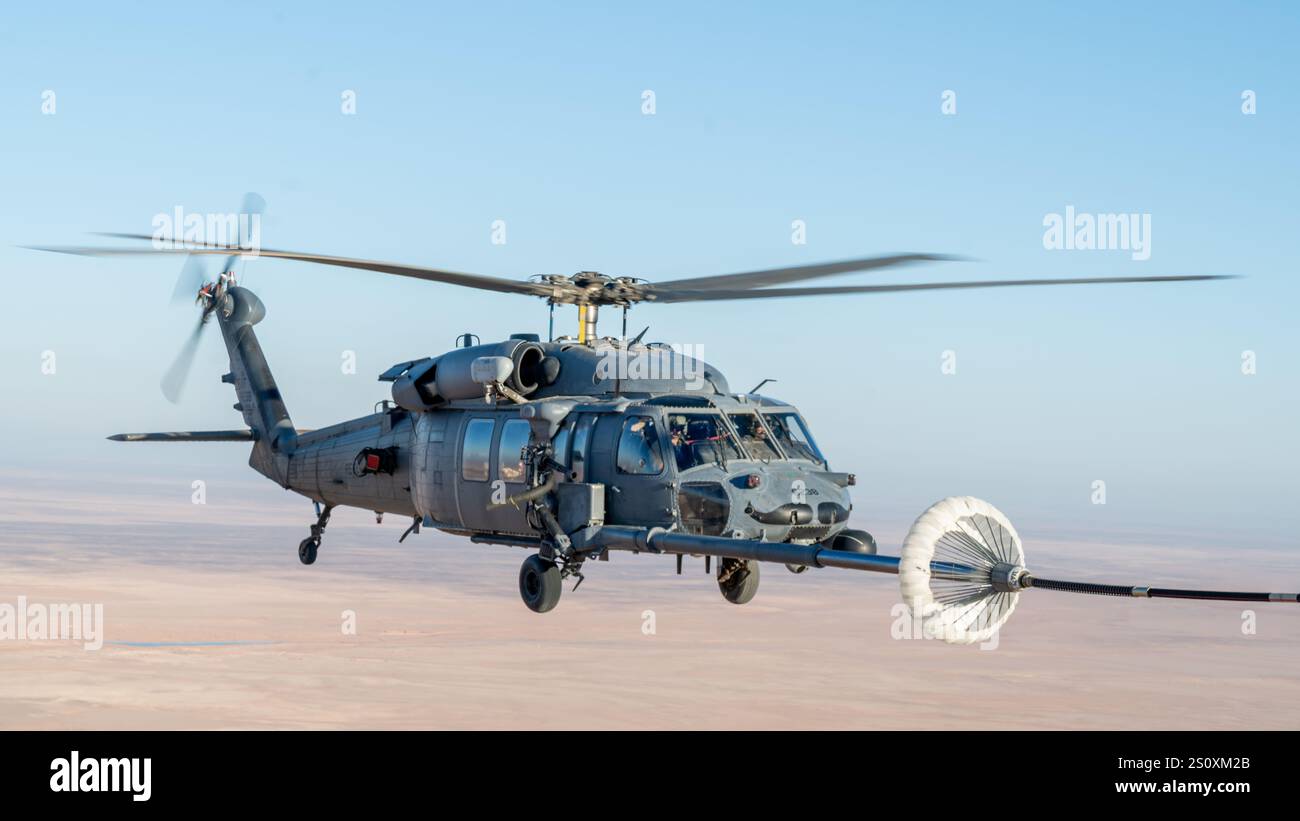 A U.S. Air Force HH-60G Pave Hawk assigned to the 301st Expeditionary ...