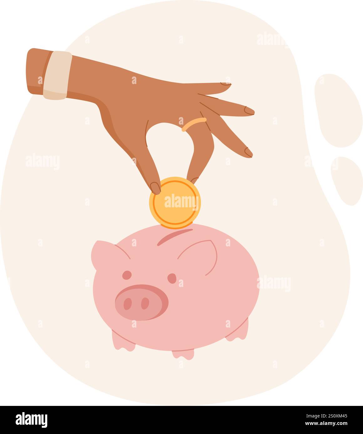 Saving budget Stock Vector Images - Alamy