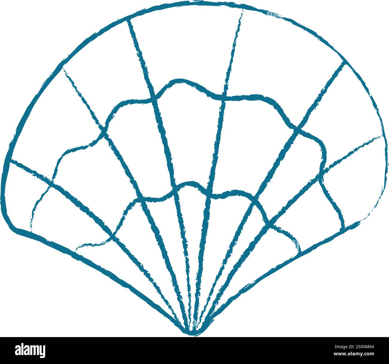 Chalk Seashell Silhouette Stock Vector Image & Art - Alamy