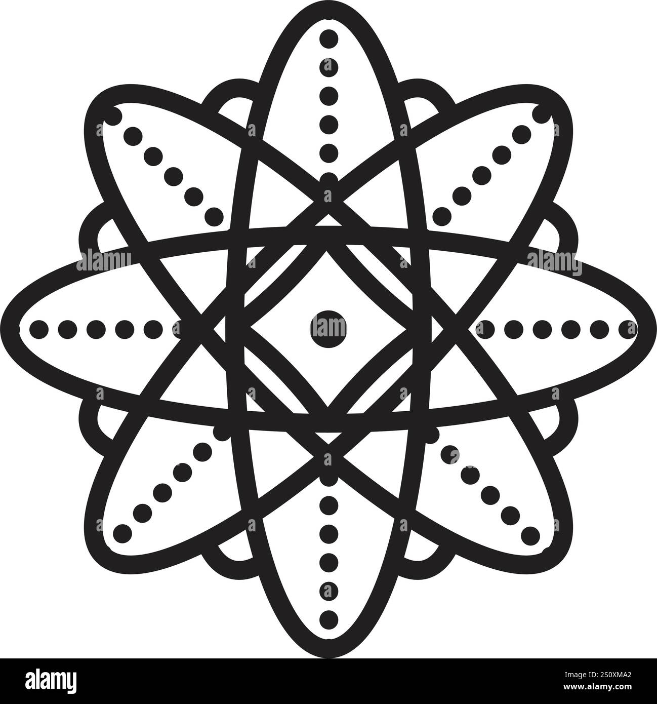 Infinity sign, flower, mandala, harmony symbol. Recycling, cyclicality ...