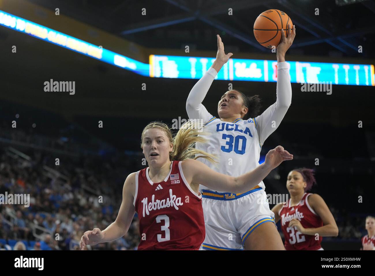 UCLA Bruins forward Timea Gardiner (30) shoots the ball against ...