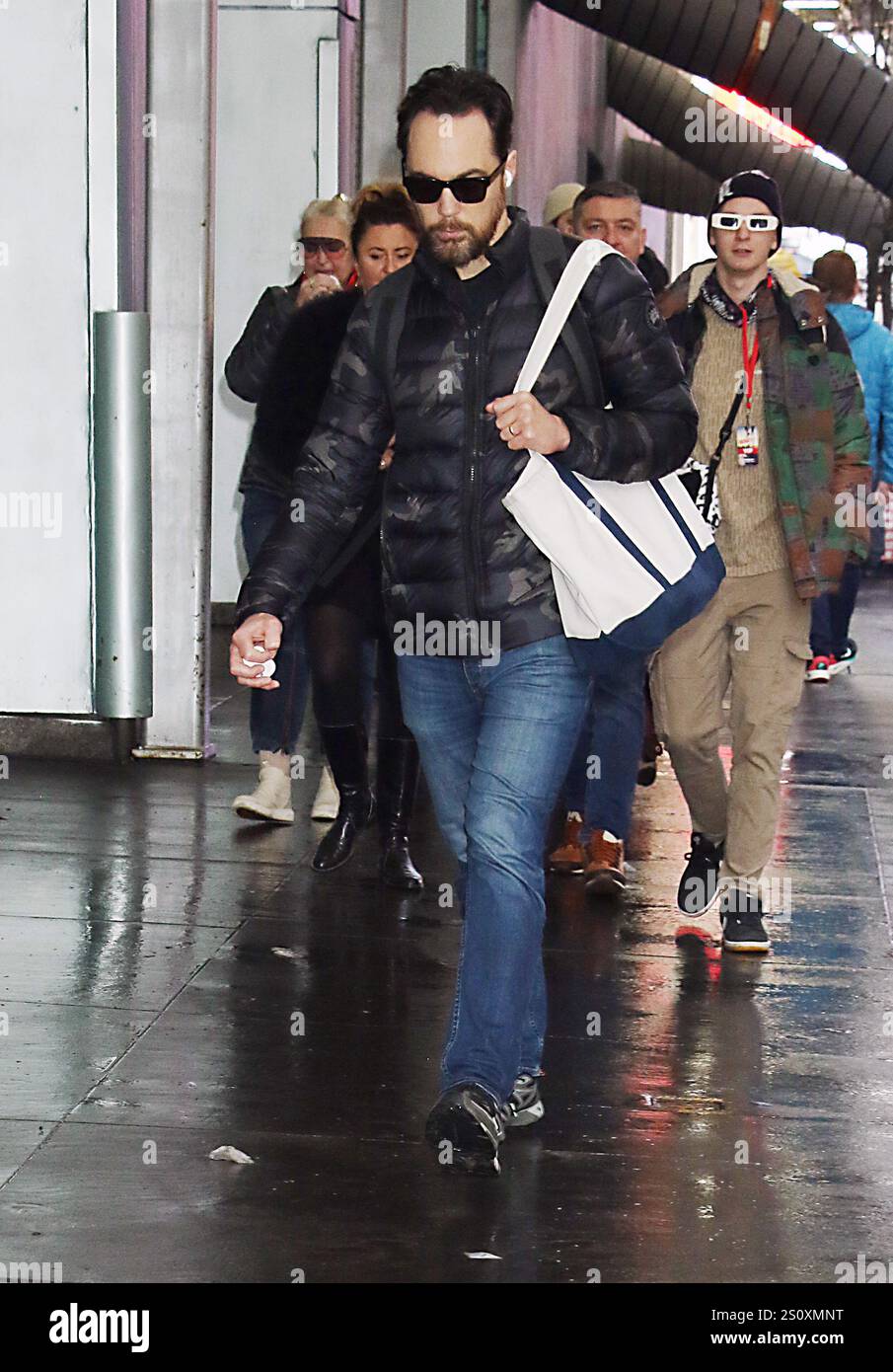 New York, NY, USA. 29th Dec, 2024. Jim Parsons seen in New York City on ...