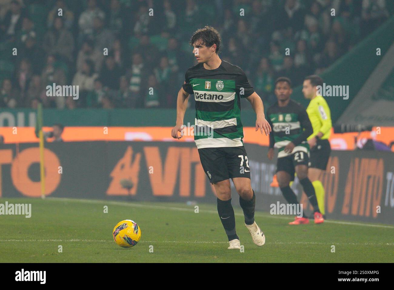 Lisbon, Portugal. 29th Dec, 2024. Eduardo Quaresma of Sporting CP in ...