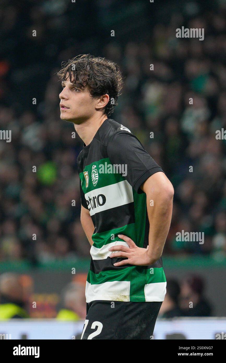 Lisbon, Portugal. 29th Dec, 2024. Eduardo Quaresma of Sporting CP in ...