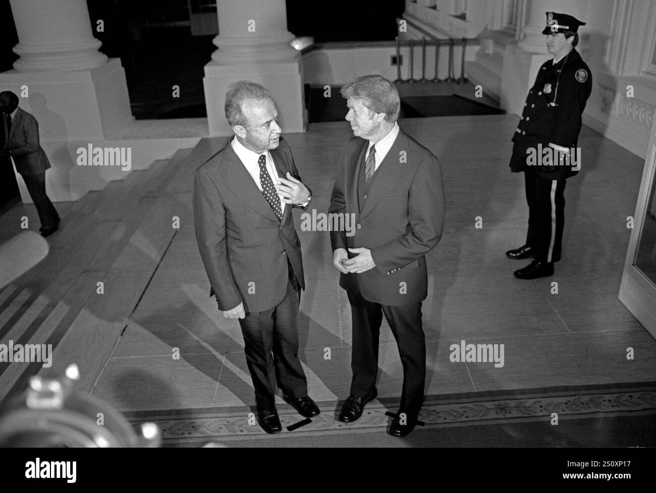 United States President Jimmy Carter, right, and Prime Minister Yitzhak ...