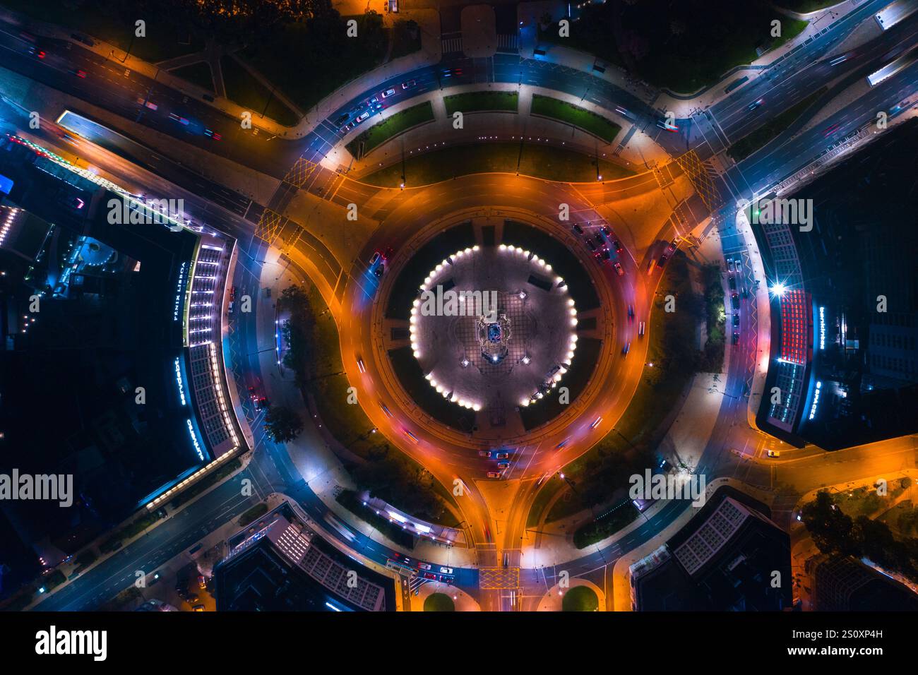 Aerial Top View Of Famous Marques de Pombal Square From Above top Drone ...