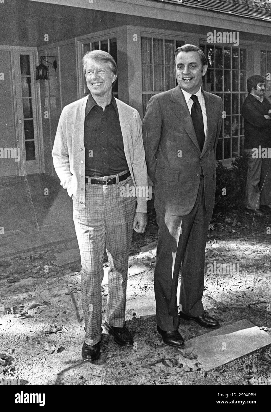 United States President-elect Jimmy Carter, left, and US Vice President ...