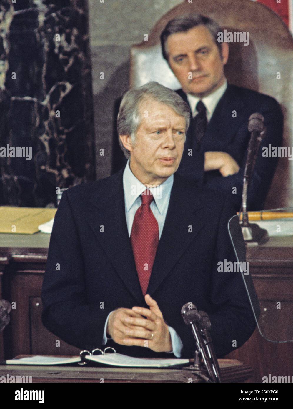 United States President Jimmy Carter presents his National Energy Plan ...