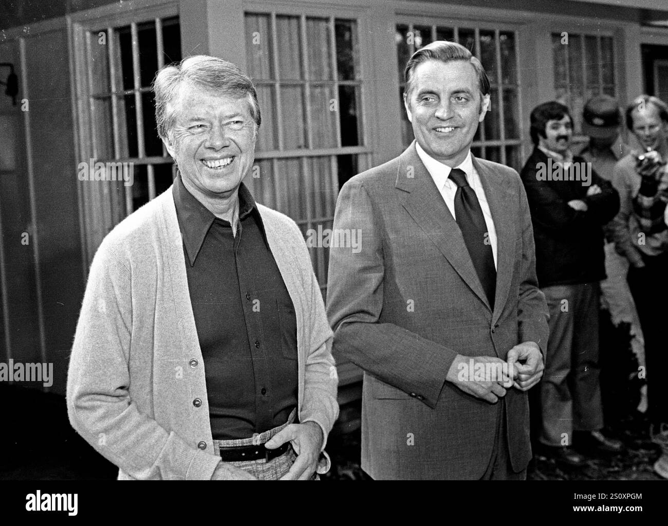 United States President-elect Jimmy Carter, left, and US Vice President ...