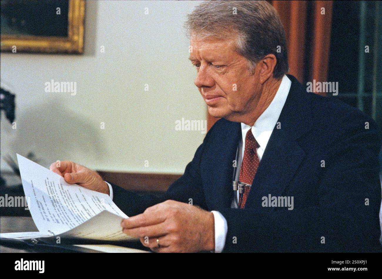 United States President Jimmy Carter delivers his Address to the Nation ...