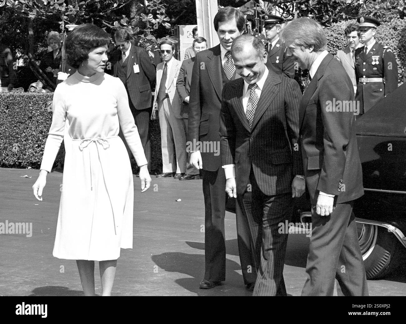 United States President Jimmy Carter, right and first lady Rosalynn ...