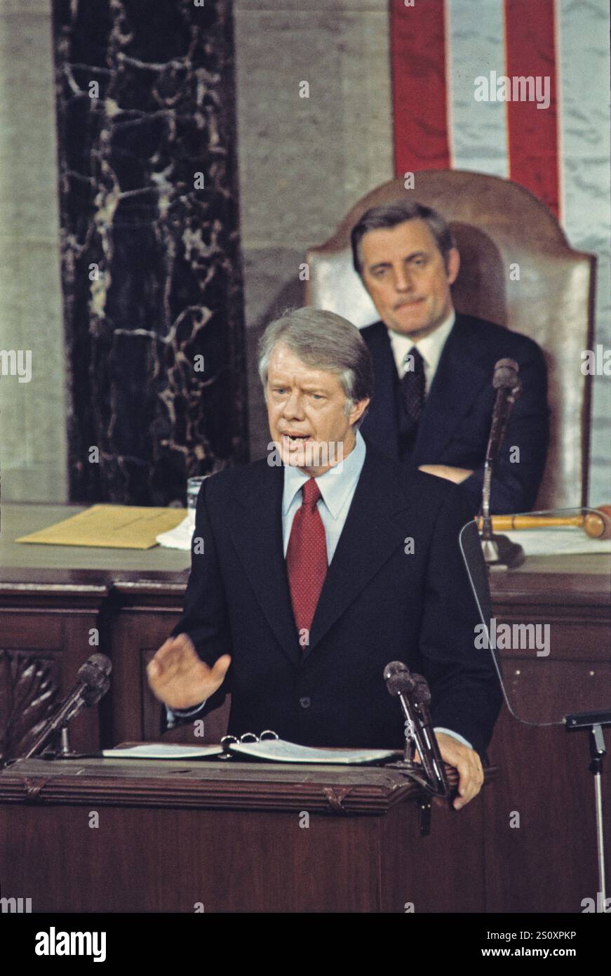 United States President Jimmy Carter presents his National Energy Plan ...