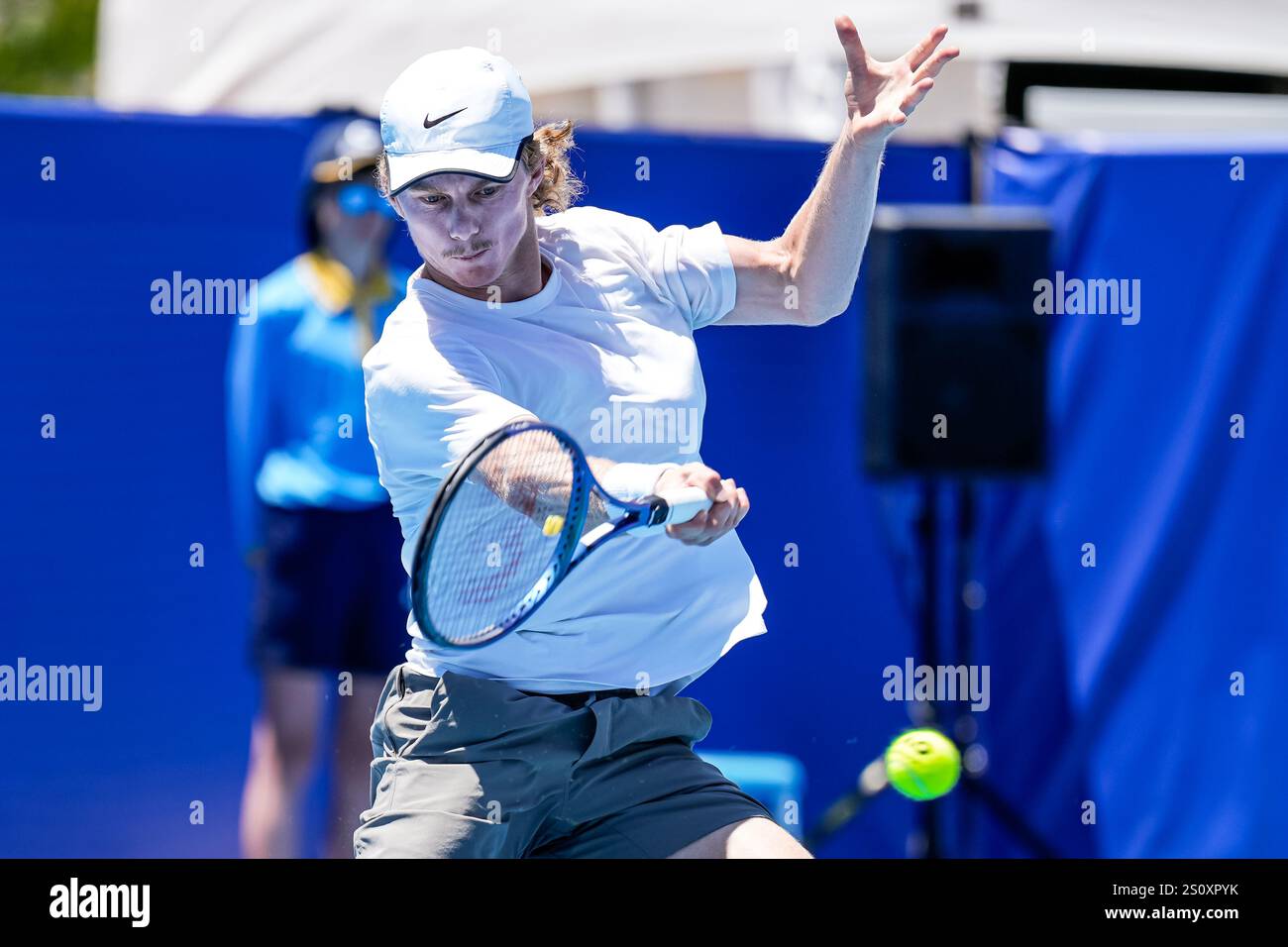 Canberra, Australia; 30th Dec 2024: Dane Sweeny of Australia is ...