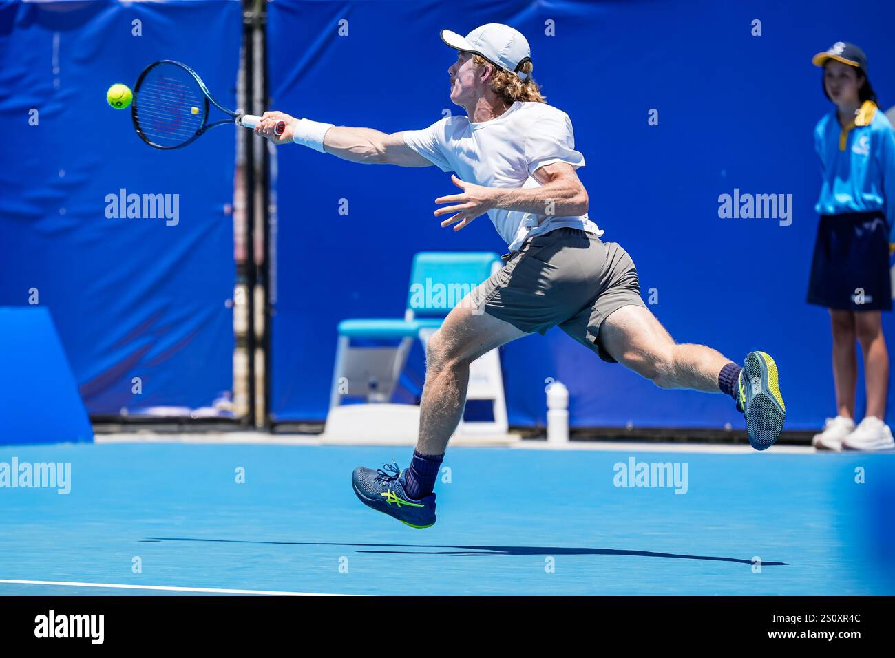 Canberra, Australia; 30th Dec 2024: Dane Sweeny of Australia is ...