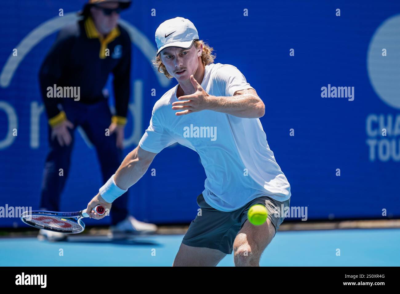 Canberra, Australia; 30th Dec 2024: Dane Sweeny of Australia is ...