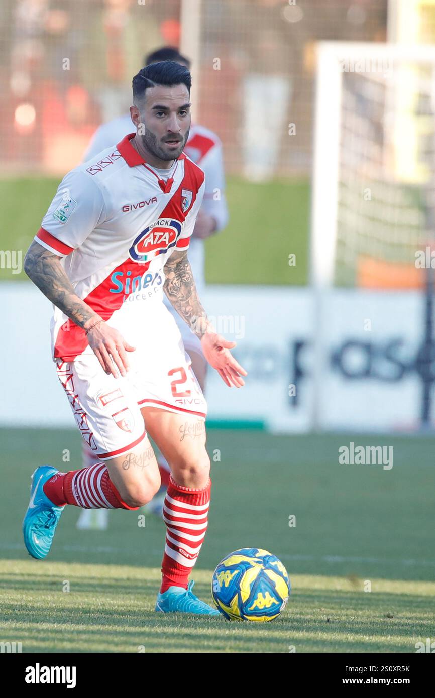 Mantova, Italy. 29th Dec, 2024. Mattia Muroni of Mantova FC seen in ...