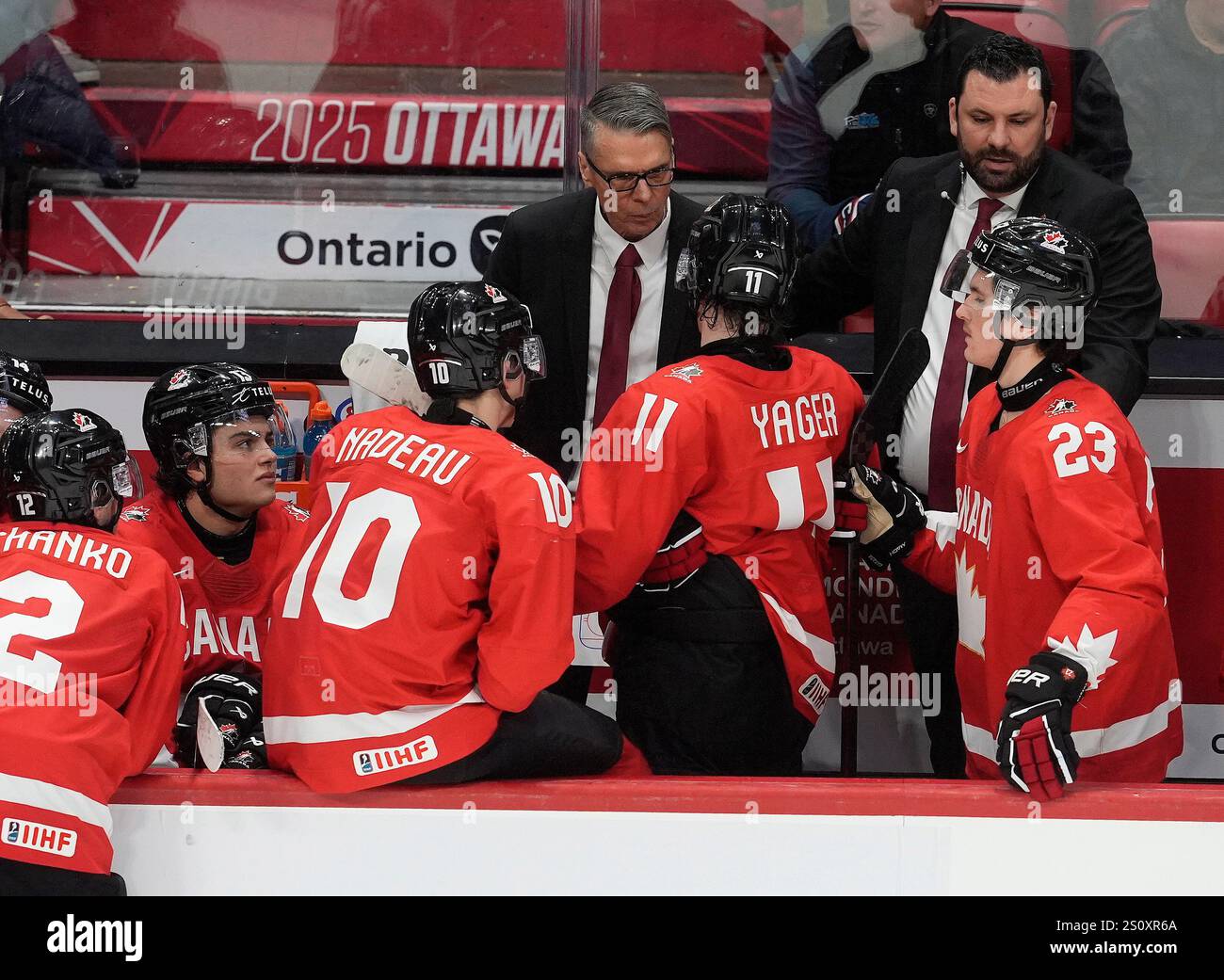 Ottawa, Canada. 29th Dec, 2024. Canada head coach Dave Cameron speaks ...