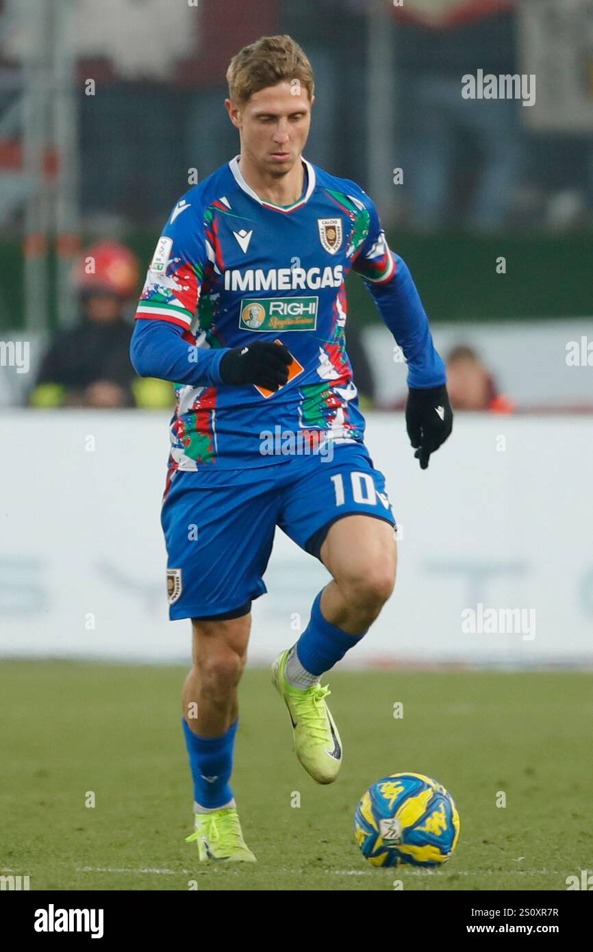 Mantova, Italy. 29th Dec, 2024. Luca Vido of Reggiana FC seen in action ...