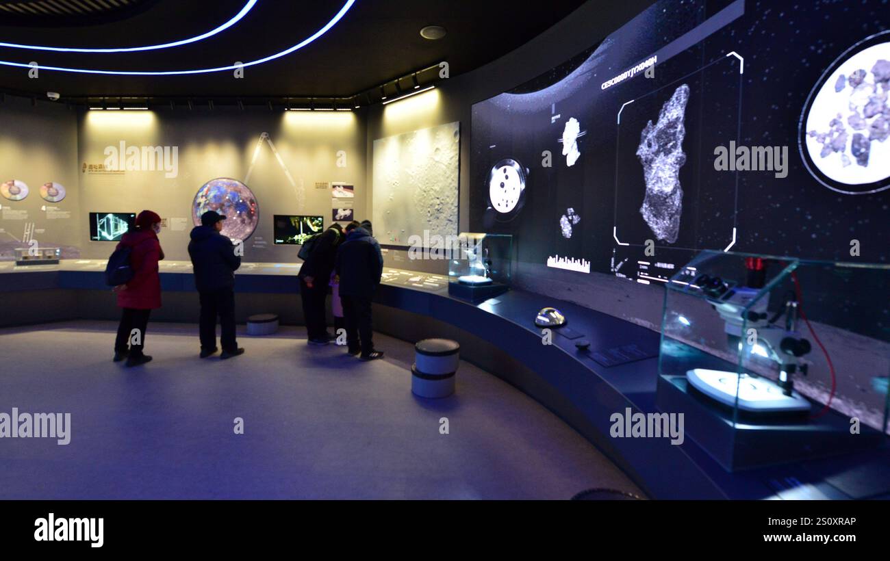 BEIJING, CHINA- DECEMBER 30, 2024 - Lunar samples of Chang 'e-5 are ...