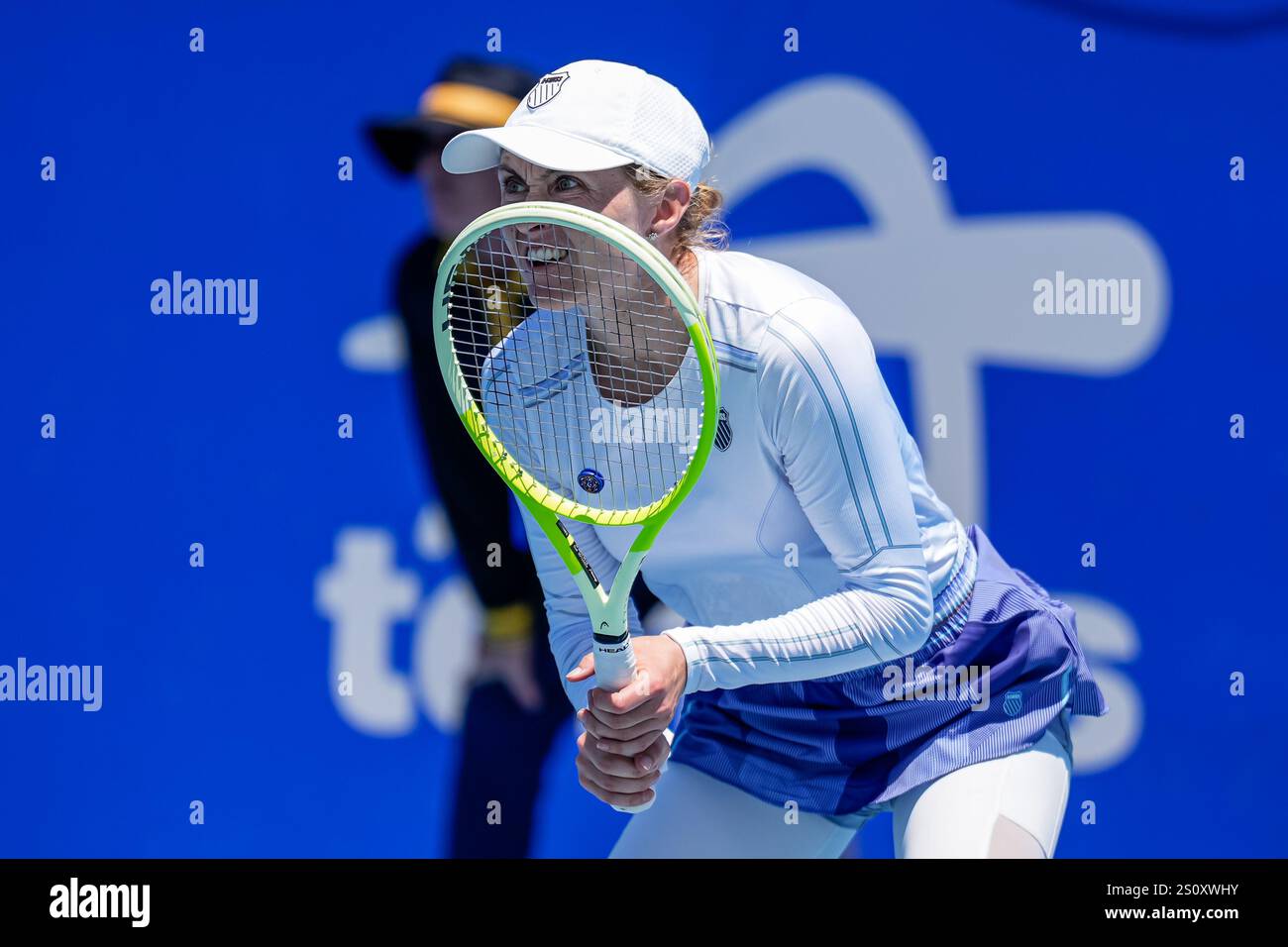Canberra, Australia; 30th Dec 2024: Aliaksandra Sasnovich is pictured ...