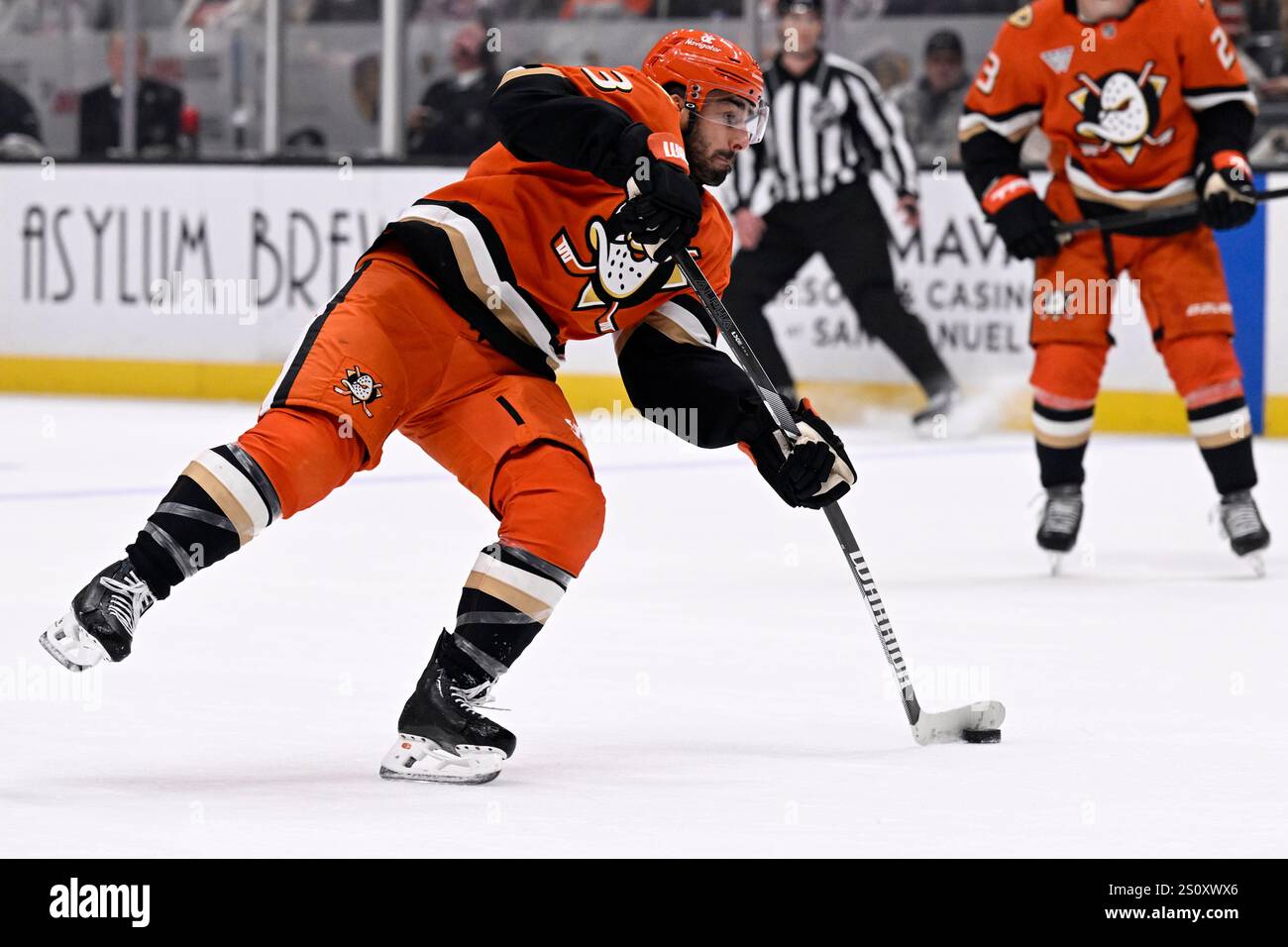 Anaheim Ducks center Robby Fabbri (13) takes a shot against the ...