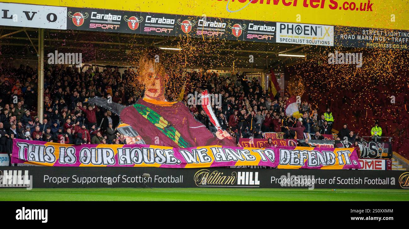 Fir Park, Motherwell, UK. 29th Dec, 2024. Scottish Premiership Football ...