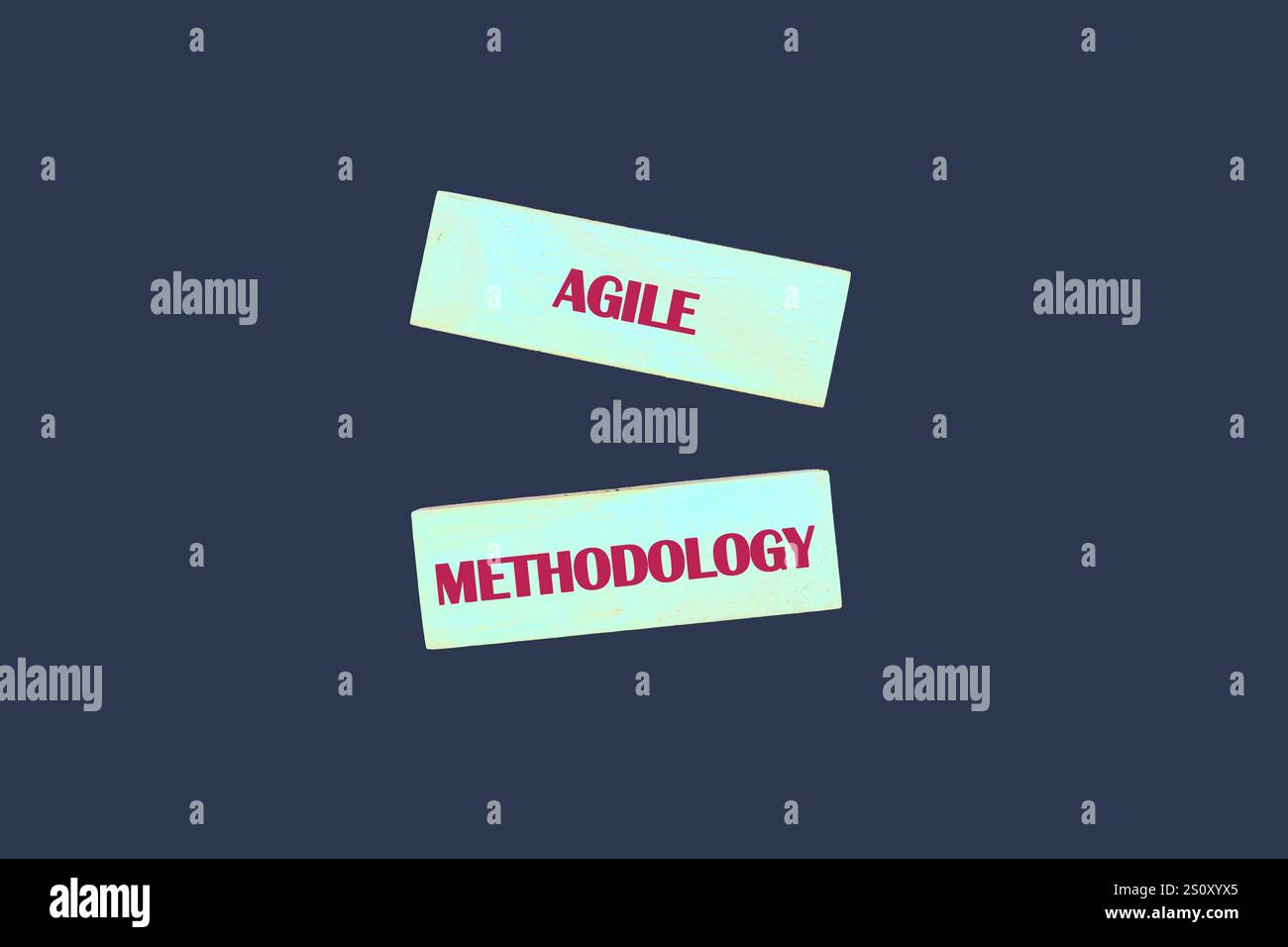 The focus is on two key concepts of agile methodology presented on ...