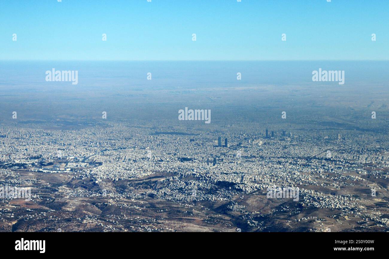 Aerial view of Amman, Jordan Stock Photo - Alamy