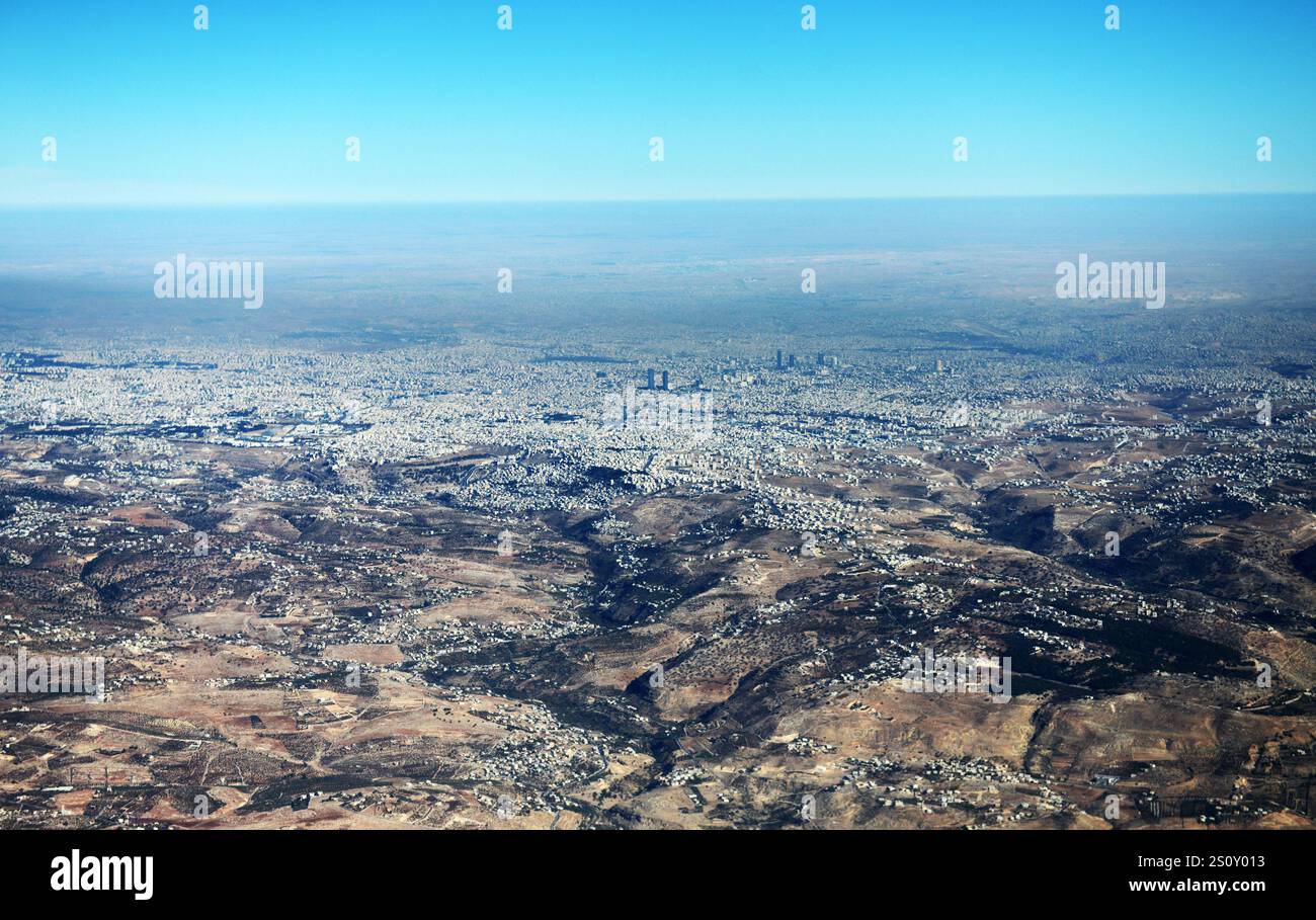 Aerial view of Amman, Jordan Stock Photo - Alamy