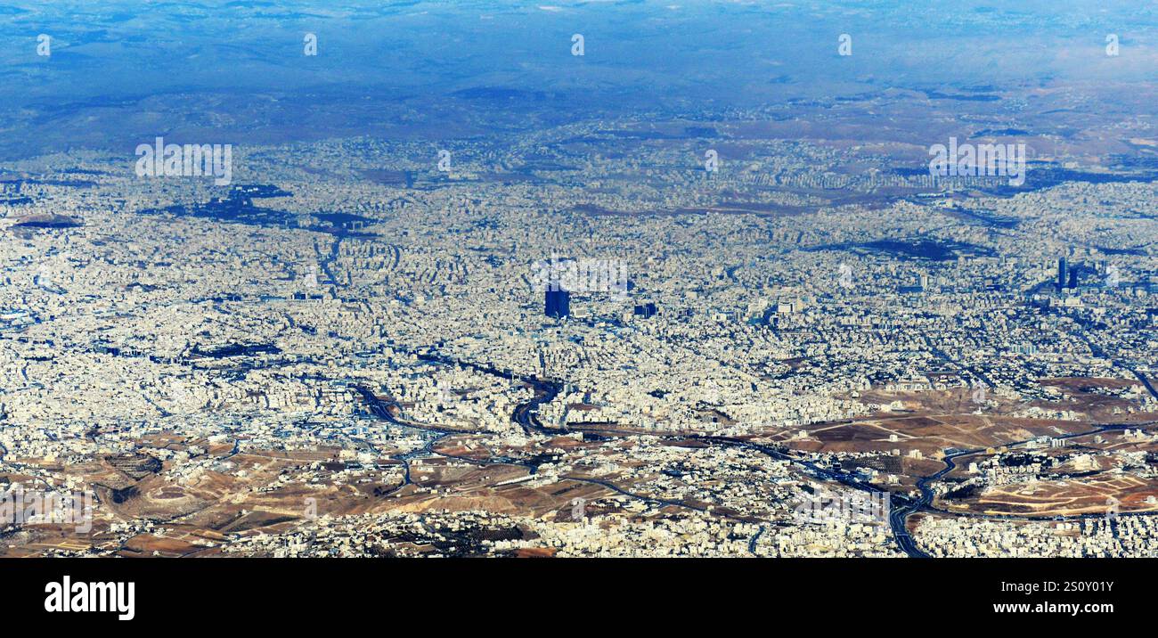 Aerial view of Amman, Jordan Stock Photo - Alamy