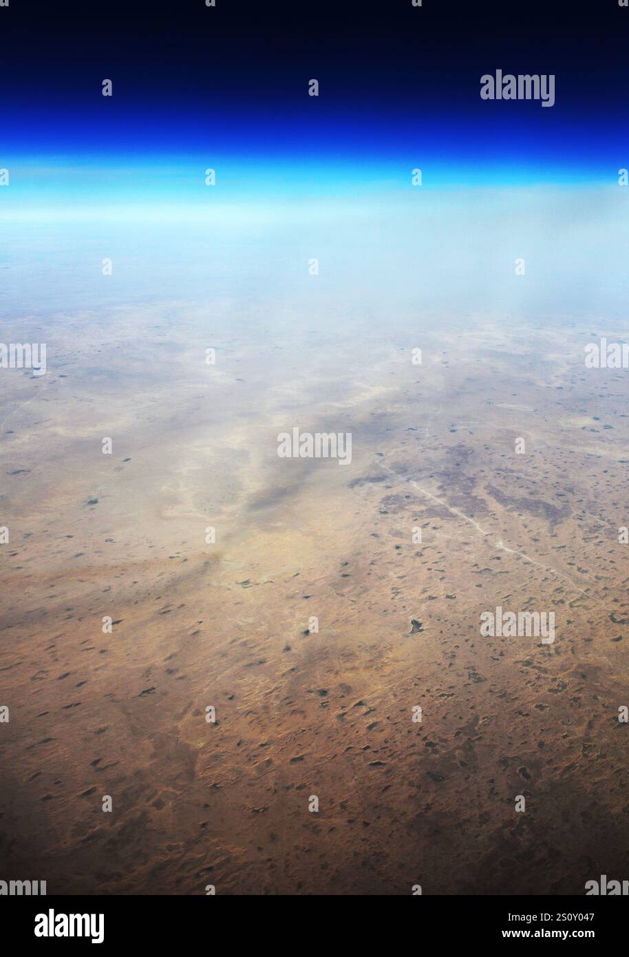 Aerial view of the vast Arabian desert in Saudi Arabia Stock Photo - Alamy