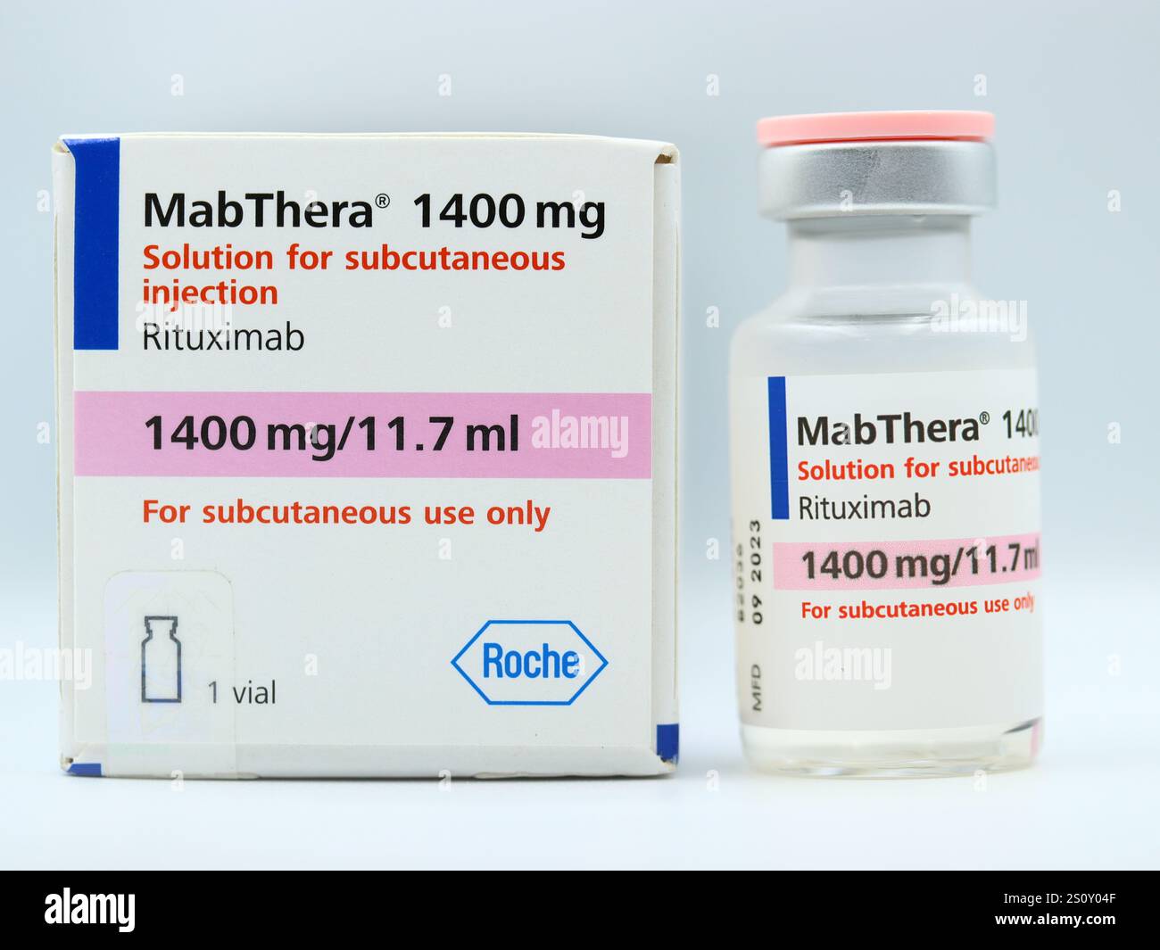 MabThera indicated in treatment of Non-Hodgkin's lymphoma Stock Photo ...