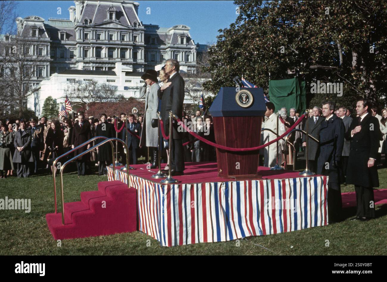 From left to right: First lady Rosalynn Carter, Prime Minister Margaret ...
