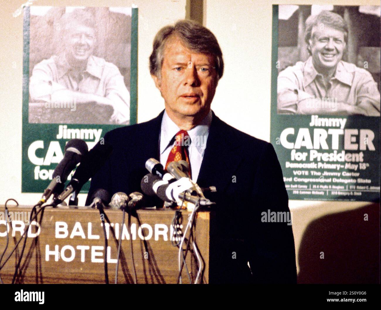 Governor Jimmy Carter (Democrat of Georgia) a candidate for the 1976 ...