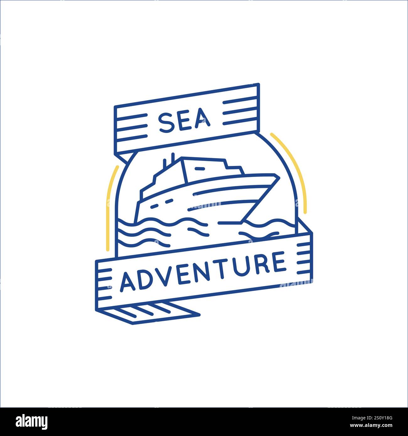 Sea Adventure logo Stock Vector Image & Art - Alamy