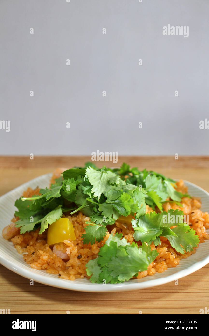Home cooking: tom yum fried rice Stock Photo - Alamy