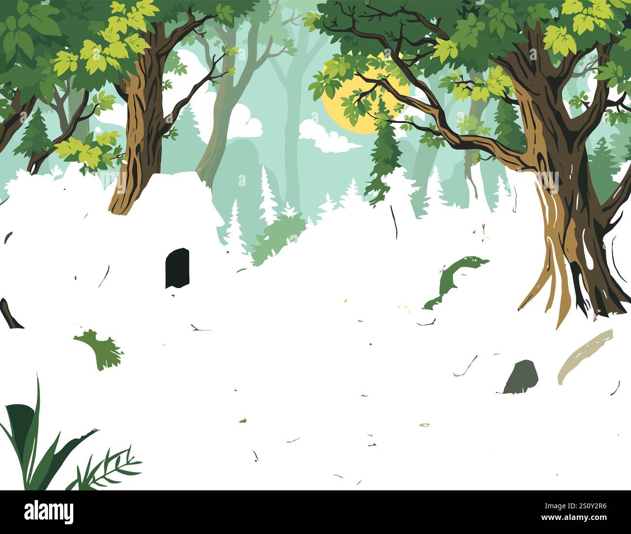 Elements of adventure in graphic style Stock Vector Image & Art - Alamy